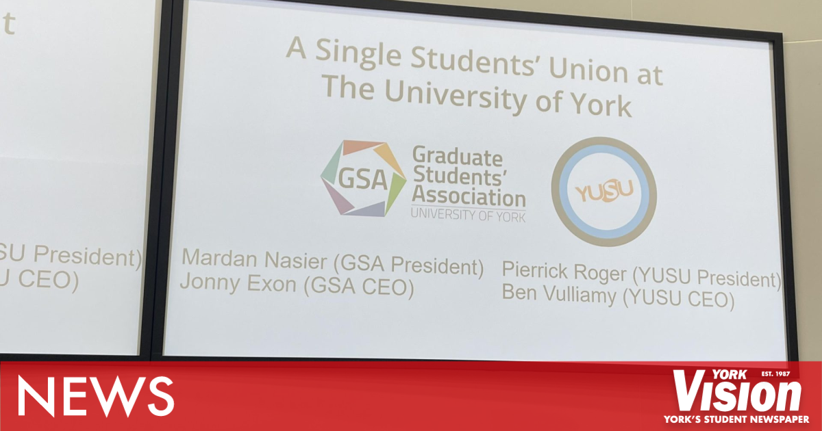 Union AGM: YUSU and GSA Merger Made Official | York Vision