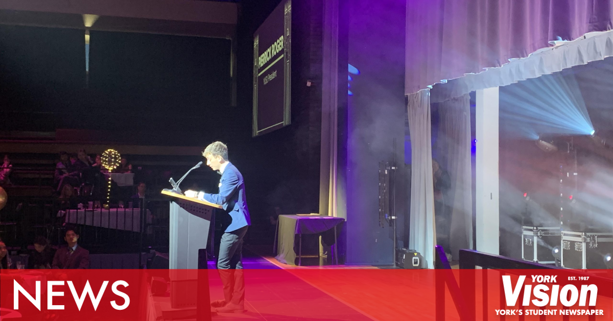 Encampment Protestors Interrupt Love York Awards Ceremony | York Vision