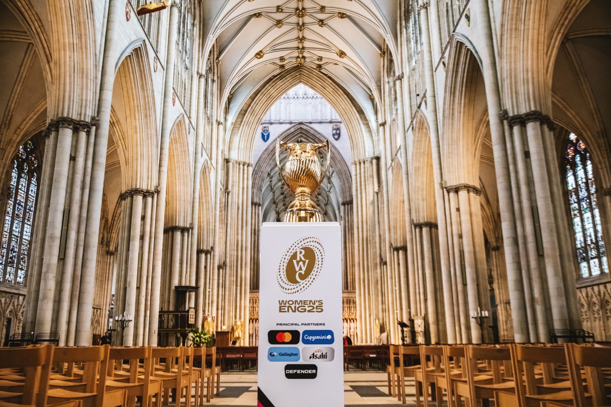 New Women's Rugby World Cup Trophy on Show in York | York Vision